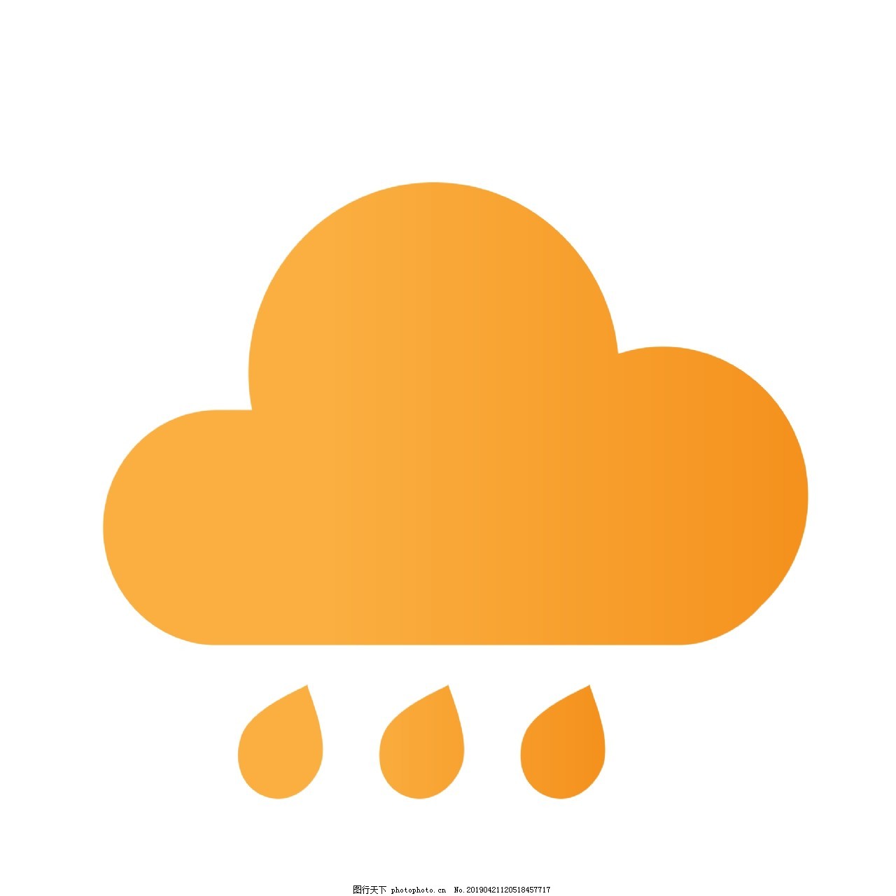 小雨图标图片_图标元素_设计元素-图行天下素材网