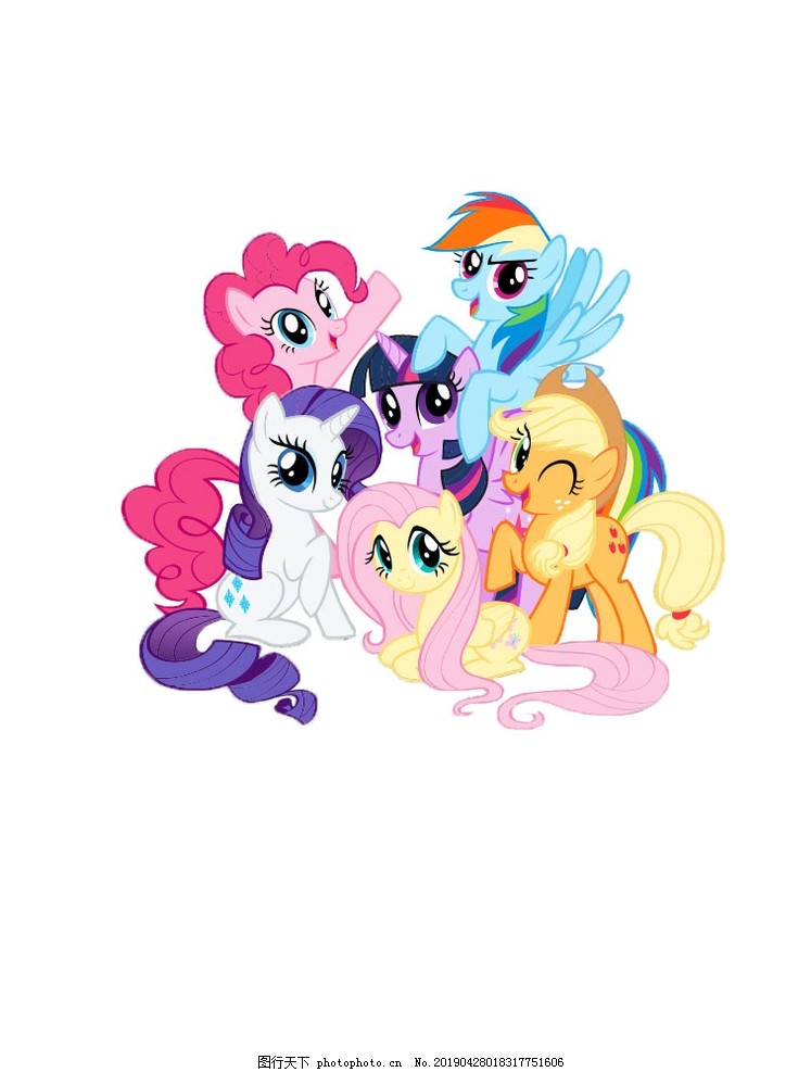 小马宝莉素材图片_动漫卡通_插画绘画-图行天下素材网