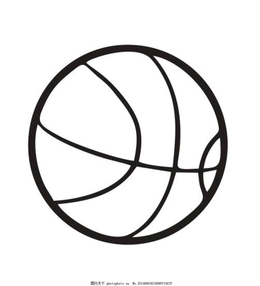 简笔画篮球图片_绘画书法_文化艺术_图行天下图库