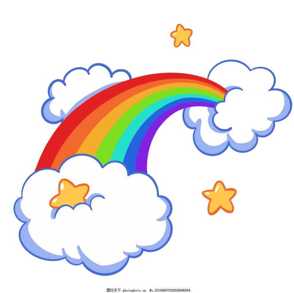 卡通彩虹图片_其他_其他-图行天下素材网